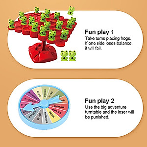soputry Balanced Tree Frog, 2022 New Educational Frog Balance Tree Toy Balance Board Game for Kids, Frog Toy Number Counting Scale Educational STEM Learning for Teachers Students
