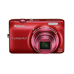 Nikon Digital Camera COOLPIX S6300 Red S6300RD