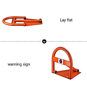 WKK-PB Parking Lock Obstacle Thicken Anti-Collision Parking Space Block Parking Pile Special Car Stop for Underground Garage 40cm30cm40cm Anti-Occupancy Artifact