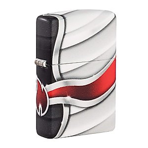 Zippo Flame Logo Design 540 Color Pocket Lighter, Black, One Size