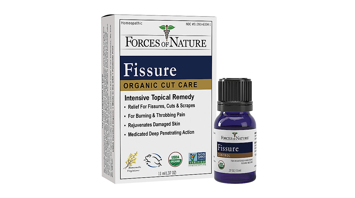 Forces of Nature Organic Fissure Control for Hemorrhoid Treatment, 0.37 ...