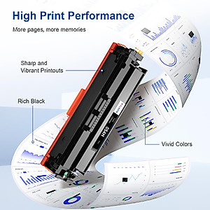 PANINK Compatible 054H High Yield Toner Cartridges Replacement for Canon 054 054H CRG-054 Toner Cartridge Set for Color ImageClass MF644Cdw MF642Cdw MF640C LBP622Cdw LBP620 Printer Ink (4 Pack)