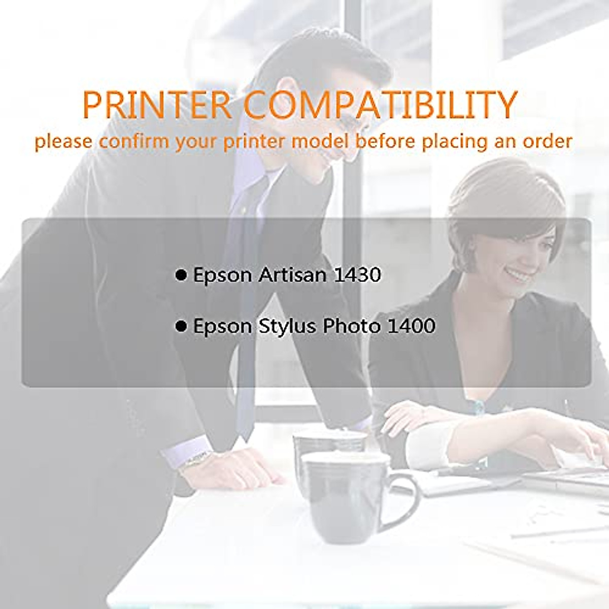 Run Star 2 Pack 79 T079 Cyan Remanufactured Ink Cartridge Replacement for Epson 79 T079 use for Epson Artisan 1430 Stylus Photo 1400 Printer (2 Cyan)