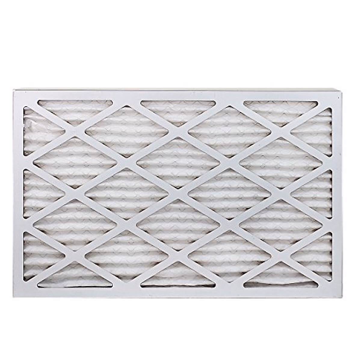 Filterbuy 16x25x1 Air Filter MERV 8 Dust Defense (12-Pack), Pleated HVAC AC Furnace Air Filters Replacement (Actual Size: 15.50 x 24.50 x 0.75 Inches)