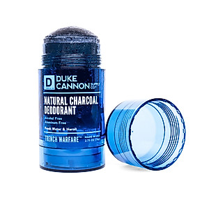 Duke Cannon Supply Co. Natural Charcoal Deodorant for Men, 2.75oz, Variety Set (Pack of 3) - Alcohol and Aluminum Free Solid Men's Deodorant for Odor Protection