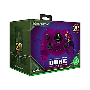 Hyperkin Duke Wired Controller for Xbox Series X|S/Xbox One/Windows 10 (Cortana 20th Anniversary Limited Edition) - Officially Licensed by 343 | Xbox - Xbox Series X;