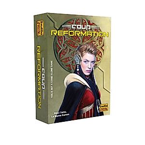 Coup Game Bundle Including Coup (The Dystopian Universe) and Coup Reformation Expansion by Indie Boards and Cards (2 Items)