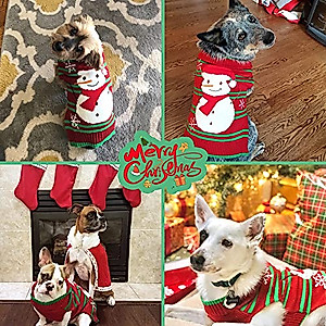 SHIAOMIN Dog Snowman Sweaters Xmas Dog Holiday Costume Year Christmas Clothes Pet Hoodies Small Dog Cat(X-Small)