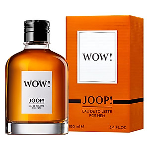 JOOP! Wow! Eau de Toilette – Woody Men's Cologne – With Notes of Cardamom, Bergamot, Vetiver & Vanillla – Luxury Perfumes for Men – Long Lasting Fragrance – 3.3 fl oz.