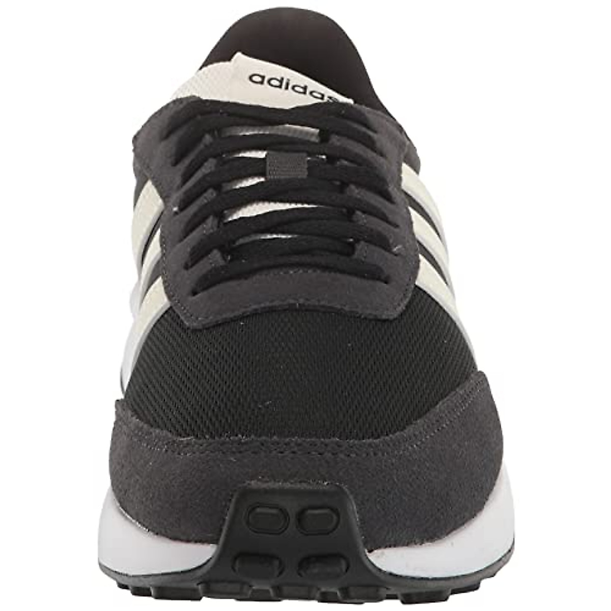 adidas Women's 70s Running Shoe, Black/Off White/Carbon, 7.5