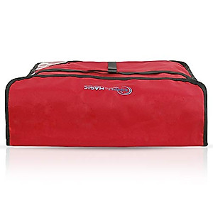 SIMPLI-MAGIC Reusable Insulated Delivery Bag, 20” x 20” x 5”, Red