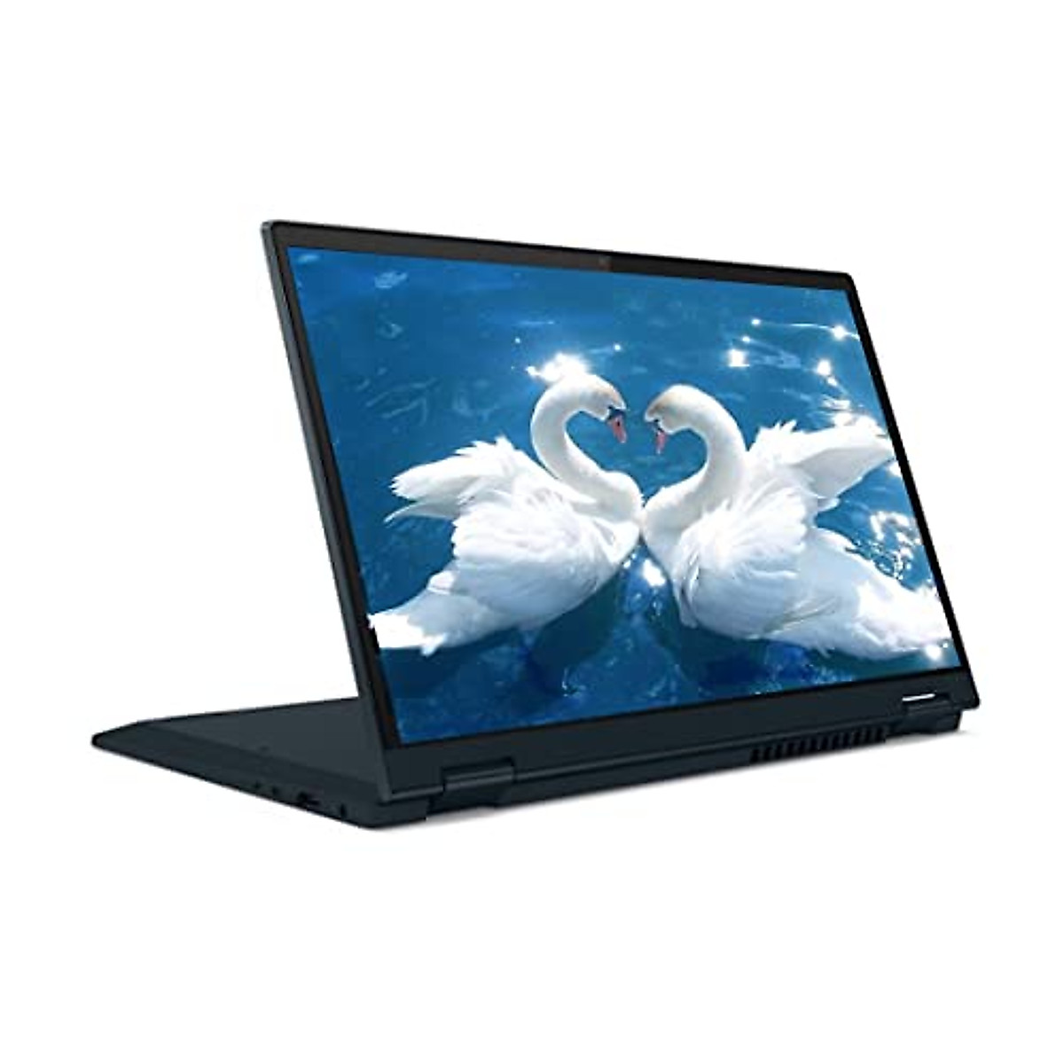 Newest Lenovo IdeaPad Flex 5 14" 2-in-1 Laptop, FHD IPS Touchscreen, AMD Ryzen 3 5300U Quad-Core, 4GB DDR4 128GB SSD, HDMI USB-C Bluetooth Webcam Windows 10S, Abyss Blue, Goldoxis Card
