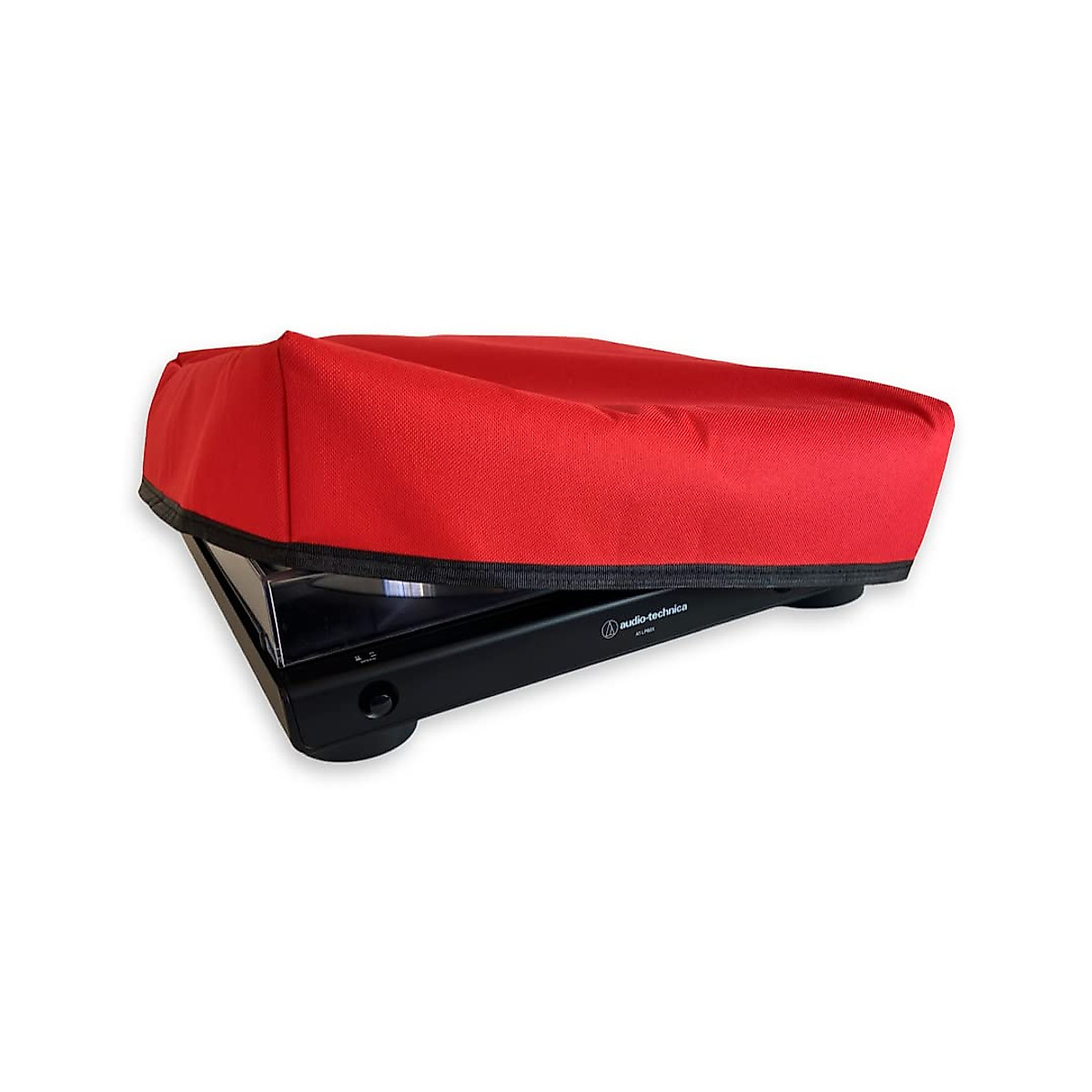 Beat Breakerz - Water Resistant Anti-Static Turntable Dust Cover Red, Fits Audio-Technica AT-LP60X