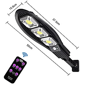 90COB Control Led Solar Outdoor Sensor Light with Remote Control Swhitch Waterproof for Garden Garage Home Yard Pool Night Street Wall Lamp