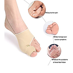 Bunion Corrector, Bunion Pain Relief Splint, Big Toe Straightener Pain Relief for Women & Men, Day Night Support