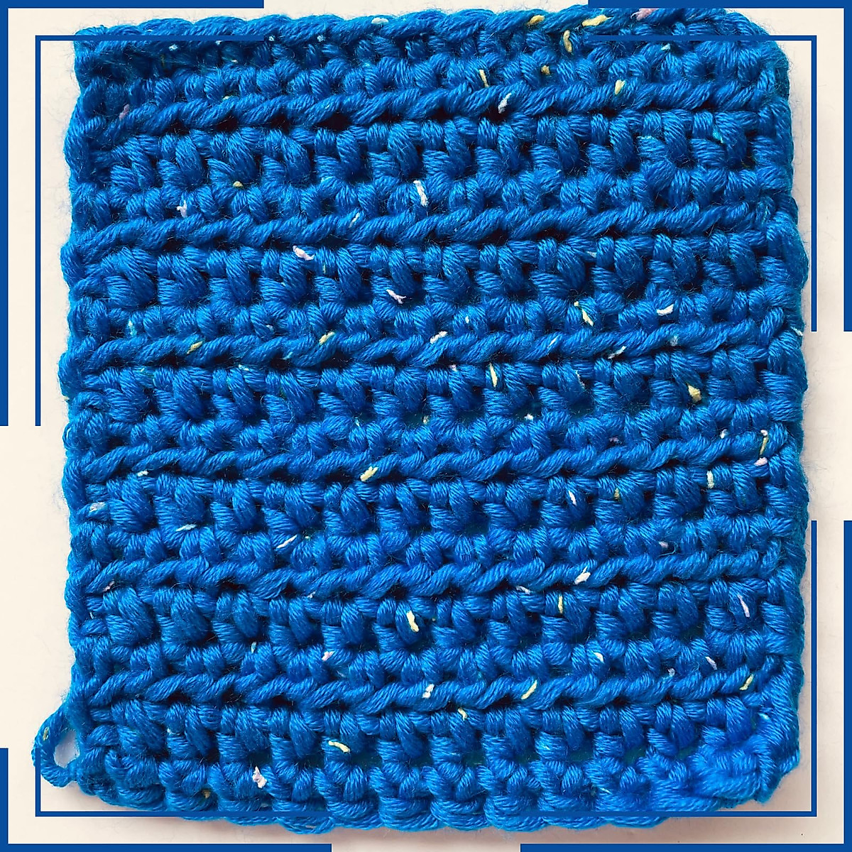 Tweed Twinkles Bulky, Thick Acrylic Yarn for Knitting and Crocheting Chunky Blanket, 2 Cakes (400yds/400g) #5 Bulky Chunky Weight (Sky Blue)