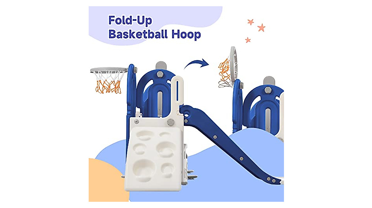 5-in-1 Toddler Swing and Slide Set for Endless Fun