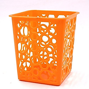 Z ZICOME Desktop Office Storage Organizer, Hollow Pen Pencil Holder Basket, Set of 4