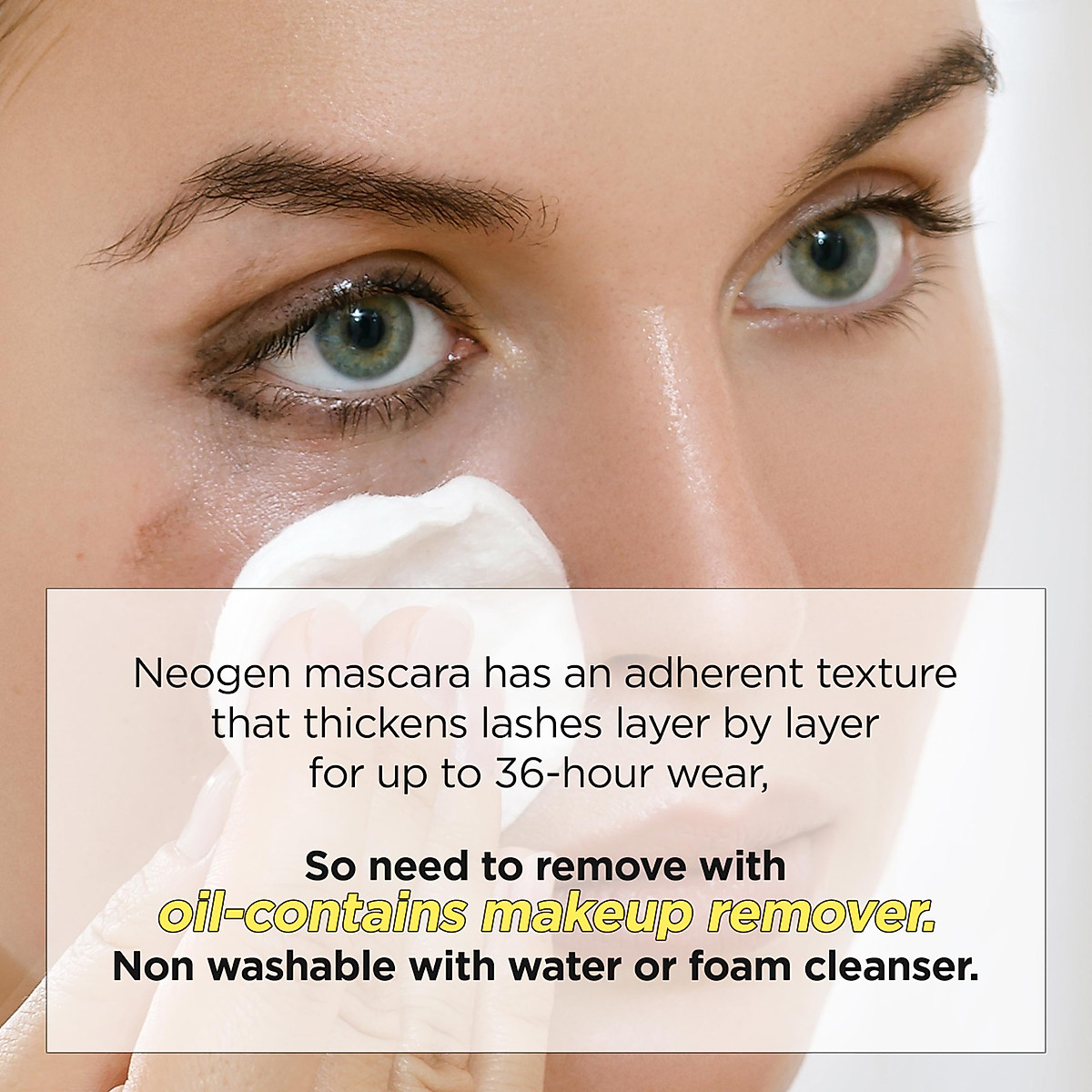 NEOGEN Innovative Sensational Hygienic Washable Extra Slim Metal Mascara (Volume, Black)