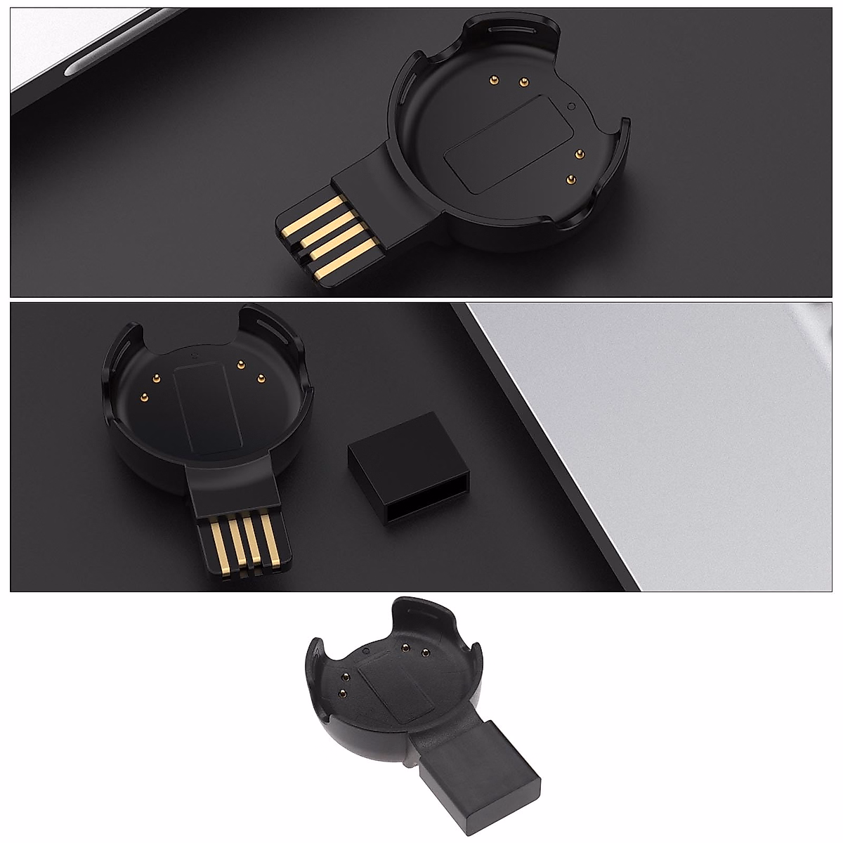 SING F LTD USB Cable Charger Replacement Compatible with Polar Verity Sense/OH1 USB Charging Cables Dock Charger Stand 43.5x30x11.3mm