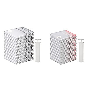 Rainbow Craft Vacuum Storage Bags Jumbo & Medium,20 Pack