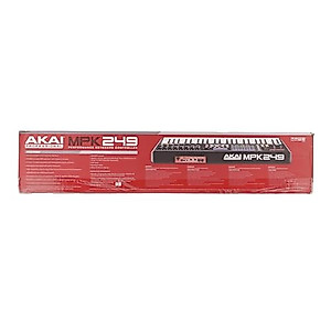 AKAI Professional MPK249 - USB MIDI Keyboard Controller with 49 Semi Weighted Keys, Assignable MPC Controls, 16 Pads and Q-Links, Plug and Play