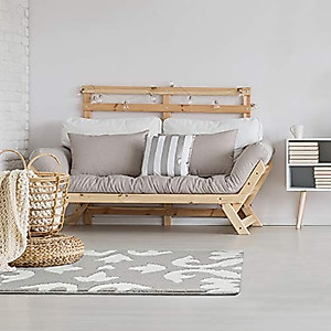 Laura Ashley Mayhew Accent Rug, 24"x36", Light Grey/White