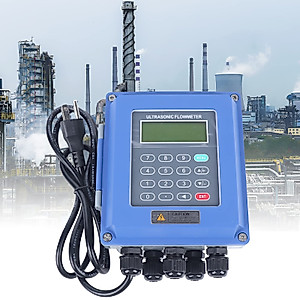 TUF-2000B DN20~DN700mm Portable Ultrasonic Flow Meter,Fixed Clamp Digital Liquid Flowmeter IP67 Protection with TM-1 & TS-2 Transducers