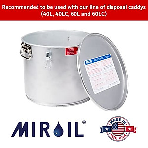 Miroil RB6PS EZ Flow Fryer Oil Filter Bag, Part 12852 Bag Only, No Frame included, Use to Filter Fry Oil, Suitable for 70 lb Polishing Oil, Durable, Easy to Clean with Hot Water