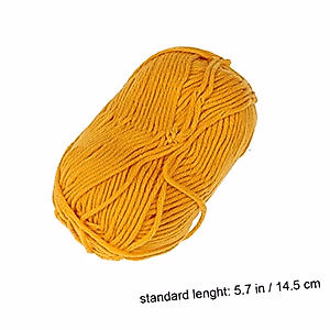 COHEALI Fuzzy Yarn Fuzzy Yarn Green Yellow Blue Soft Yarn for Knitting Doll Roving Textured Yarn Milk Cotton Cotton Ball Super Bulky Yarn Chunky Yarn Yarn Cotton Line Yarn for Crocheting