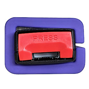 BPA-Free Car Seat Belt Buckle Booster - Keeps Your Receptacle Stable & Upright – with Kid Safety Sticker Set Gift (2-Pack, Combo Pack (1 Tall + 1 Short))