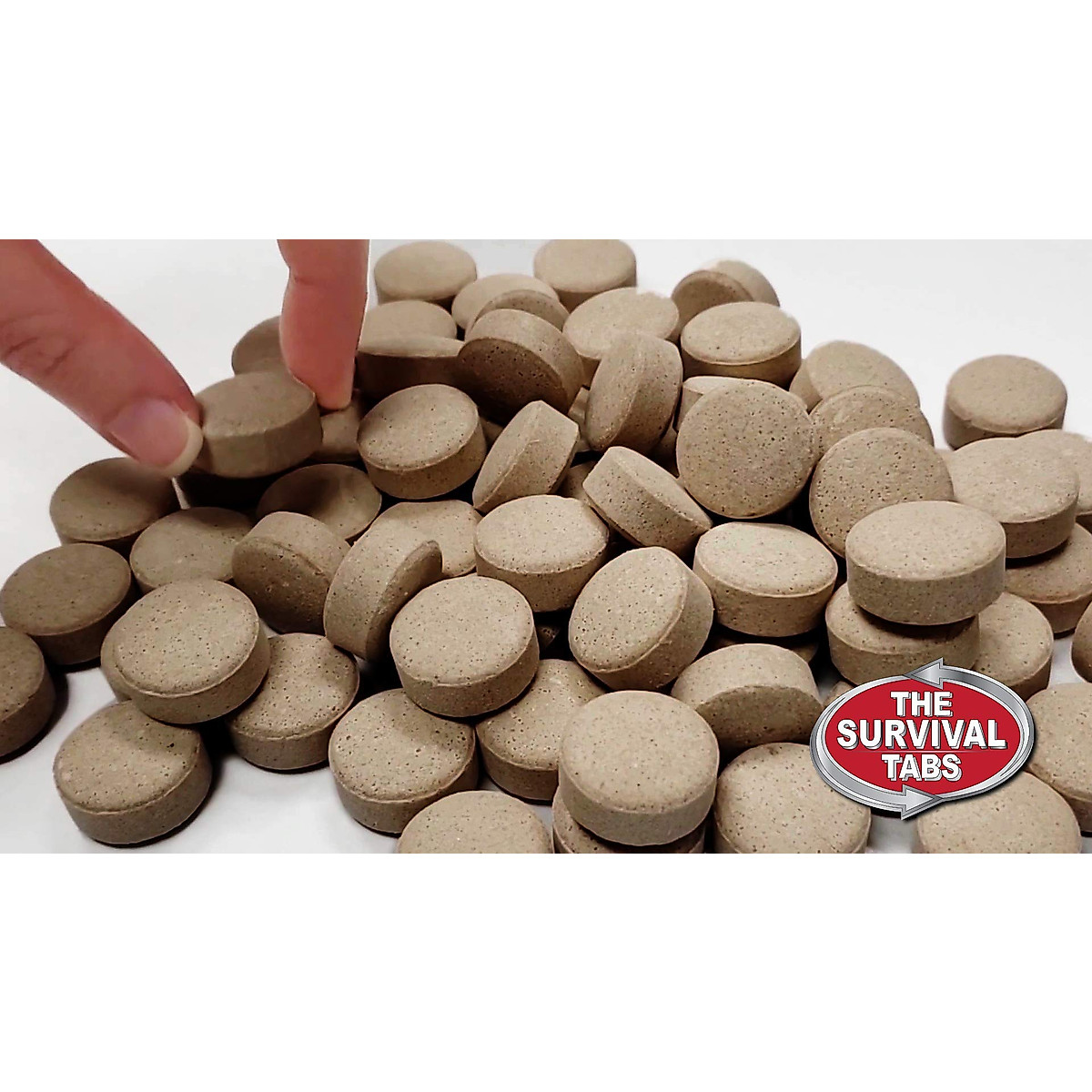 The Survival Tabs 60-Day 720 Tabs Emergency Food Ration Survival MREs Food Replacement for Outdoor Activities Disaster Preparedness Gluten Free and Non-GMO 25 Years Shelf Life Long Term - Mixed Flavor