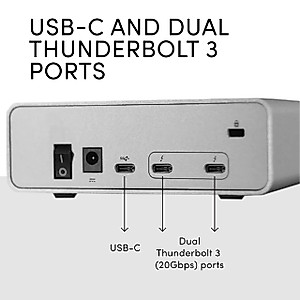 SanDisk Professional 6TB G-DRIVE PRO - Enterprise-Class Desktop Hard Drive, Thunderbolt 3, USB-C, 7200RPM Ultrastar Drive Inside - SDPH51J-006T-NBAAD
