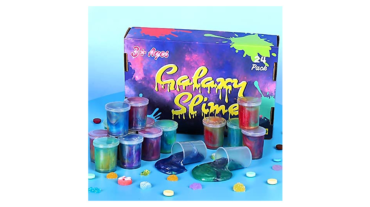 Galaxy Slime Party Favors Kit - Fun Space-Themed Kids Gifts