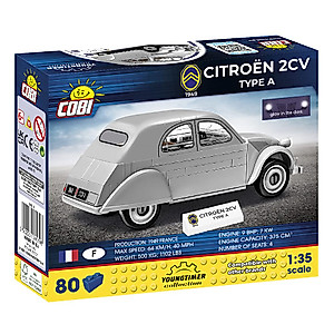 COBI Youngtimer Collection Citroen 2CV Type A Vehicle, Silver