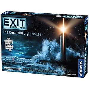 EXIT: The Deserted Lighthouse (With Jigsaw Puzzle) | Exit: The Game - A Kosmos Game | Family-Friendly, Jigsaw Puzzle-Based at-Home Escape Room Experience for 1 to 4 Players, Ages 12+