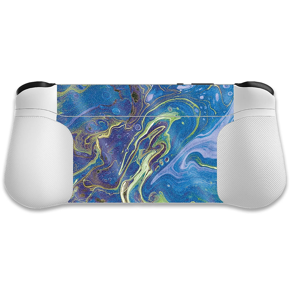 MightySkins Glossy Glitter Skin Compatible with Logitech G Cloud Gaming Handheld - Blue Pour | Protective, Durable High-Gloss Glitter Finish | Easy to Apply | Made in The USA