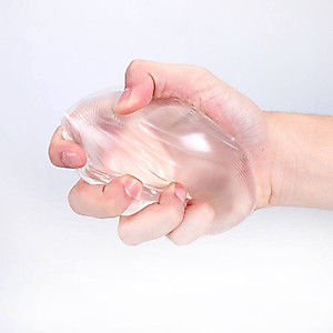 ENVY BODY SHOP Silicone Triangle Push-up crystal breast Pads swimsuit and bra inserts (Clear)