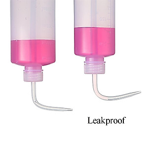 Ronyes Lifescience Wash bottle LDPE Plastic Squeeze Bottle Set Watering Can with Narrow Mouth 250ml 500ml