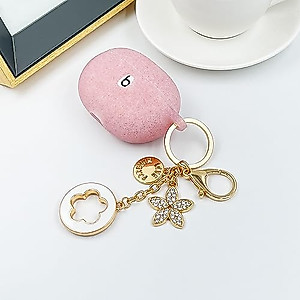 KOUJAON Case for Beats Studio Buds+ 2023/Beats Studio Buds 2021, Silicone Beats Studio Buds Case Cover Beats Studio Earbuds Protective Accessories with Keychain for Women/Girls (Rose Gold)