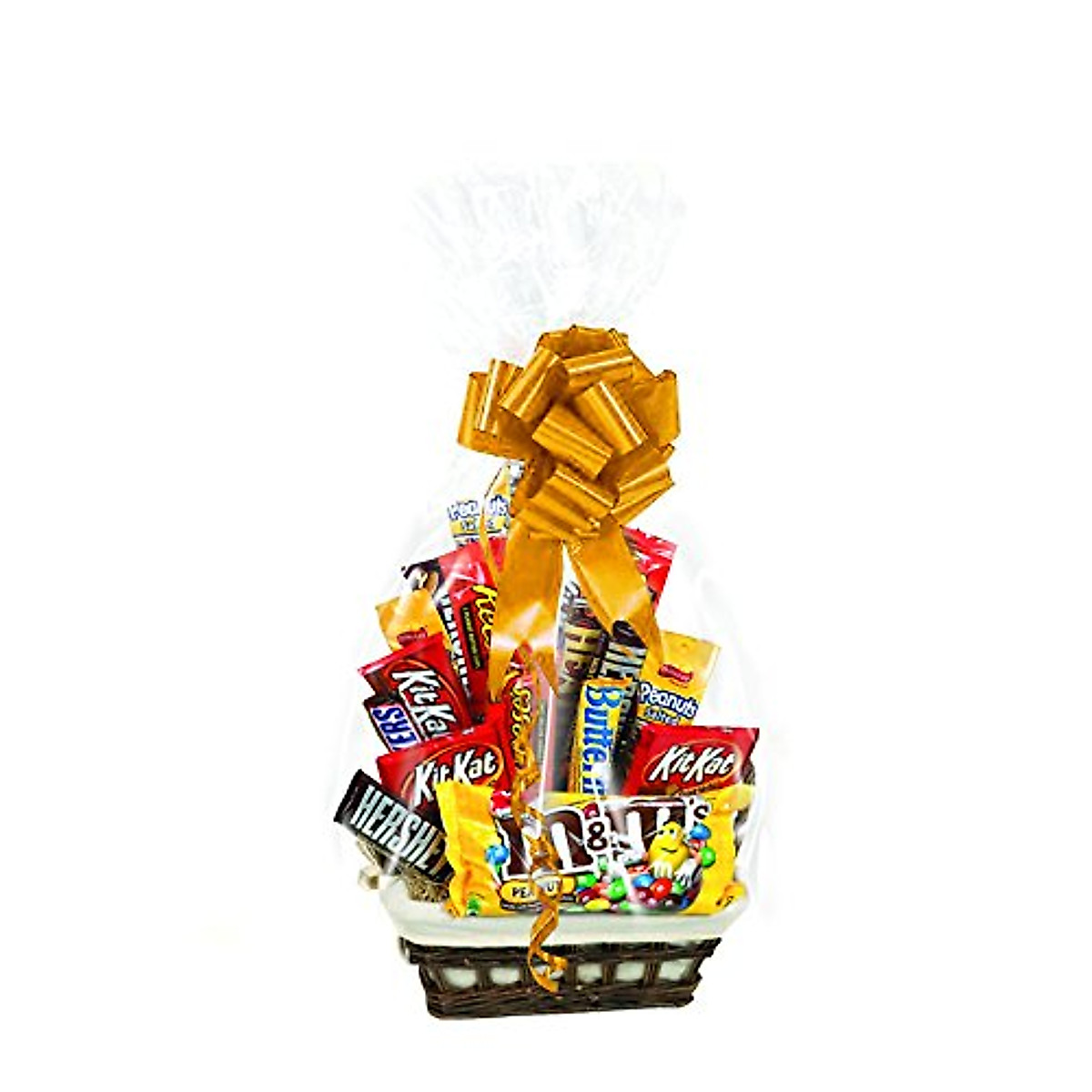 Clear Basket Bags, 10 Pack Large Clear Cellophane Wrap for Baskets & Gifts 24"x30" 1.5 Mil Thick (10)