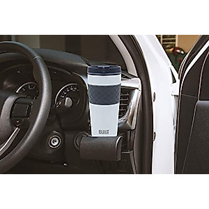 BUILT 16 Ounce Morgan Double wall Stainless Steel Desk Tumbler White 5270075