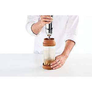 Lekue Nut, Almond Milk & Grain Milk Maker, 1 quart, Brown