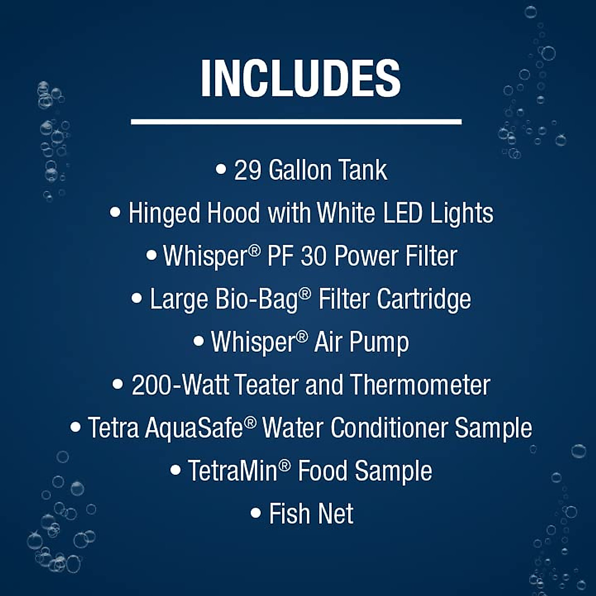 Tetra Complete LED Aquarium 29 Gallons, Includes LED Lighting, Filtration, Heater and Accessories
