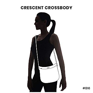 CHALA Paw Print Collection Crescent Cross Body Bag (Teal 10.5 x 10 x 3)