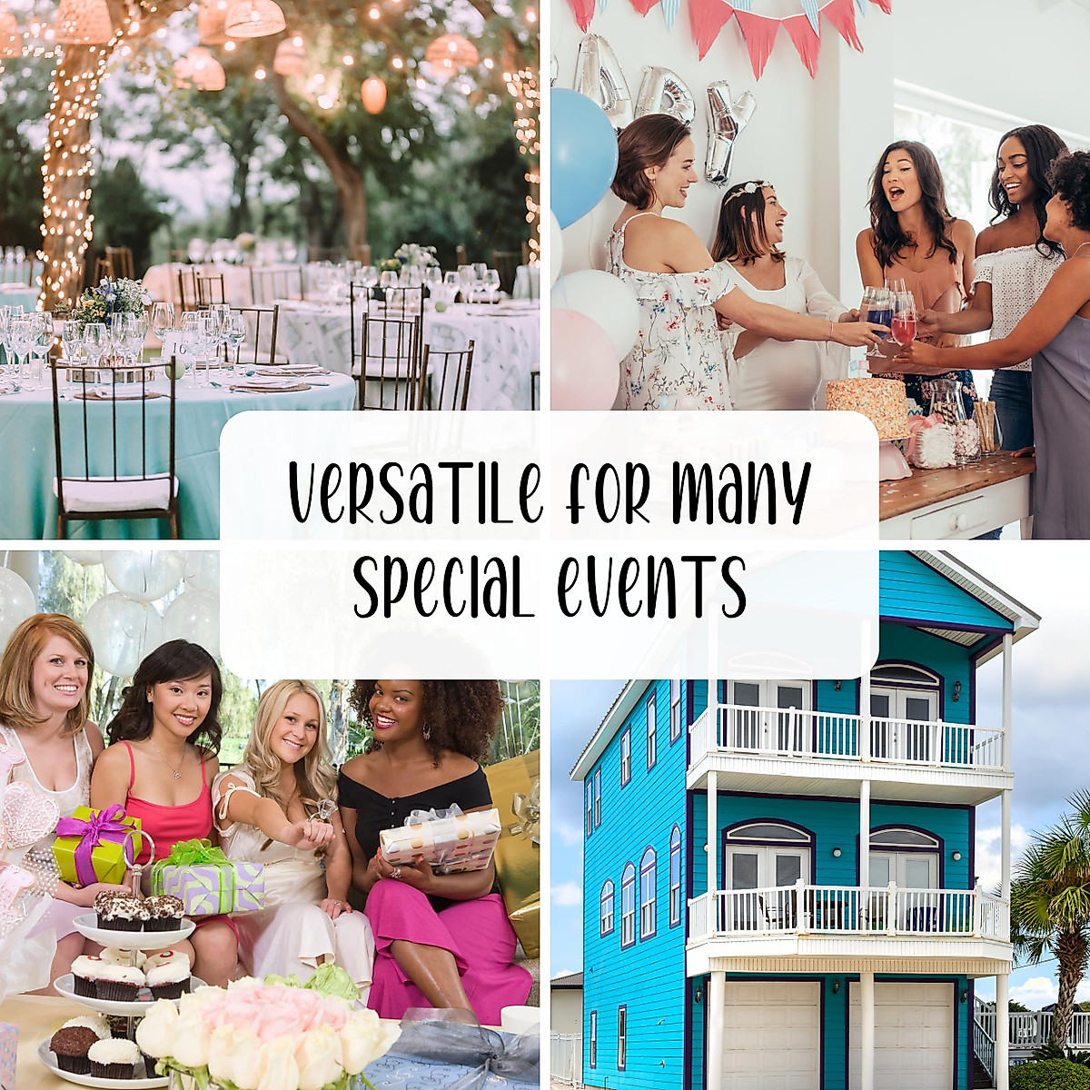 Paper 'n Such Wedding Guest Book – Guest Book Wedding Reception, Graduation, Baby Shower Polaroid Pictures Guest Book – GuestBook for Vacation Homes – Bridal Shower or Any Party