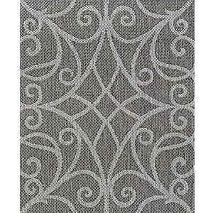 Balta Rugs Miller Scroll Flatweave Indoor/Outdoor Area Rug