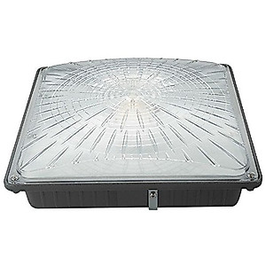 1000LED 4 Pack LED Canopy Light, 65W 8,000Lm 300W HID/HPS Equal, 10" x 10", LED Shop Light, 5000K, AC100-277V, Waterproof IP65, Gas Station Canopy Light