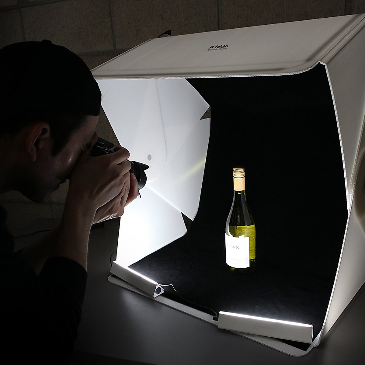 Foldio3 + 360 Studio Fullset (25inch Photo lightbox Studio with 10inch 360 Photography Turntable and 20inch Extended Plate Set/Photo Light Box/Bluetooth 360 Turntable/ 20" Extension Kit Included)