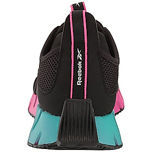 Reebok Women's Zig Dynamica Sneaker, Black/Proud Pink, 8.5